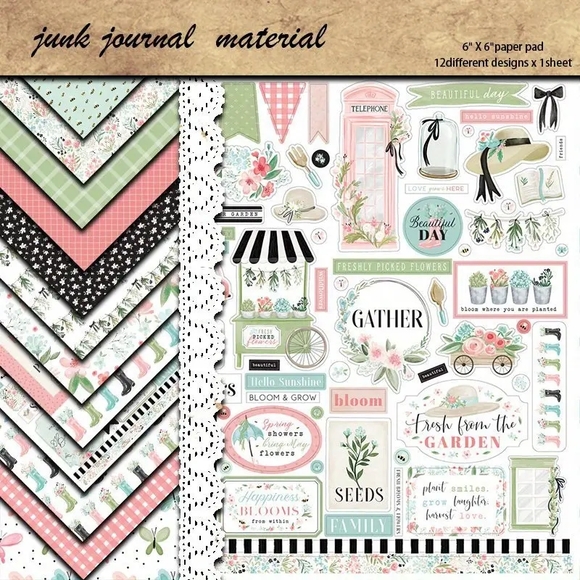 Scrapbook | Office | Junk Journal Material Paper Pad | Poshmark